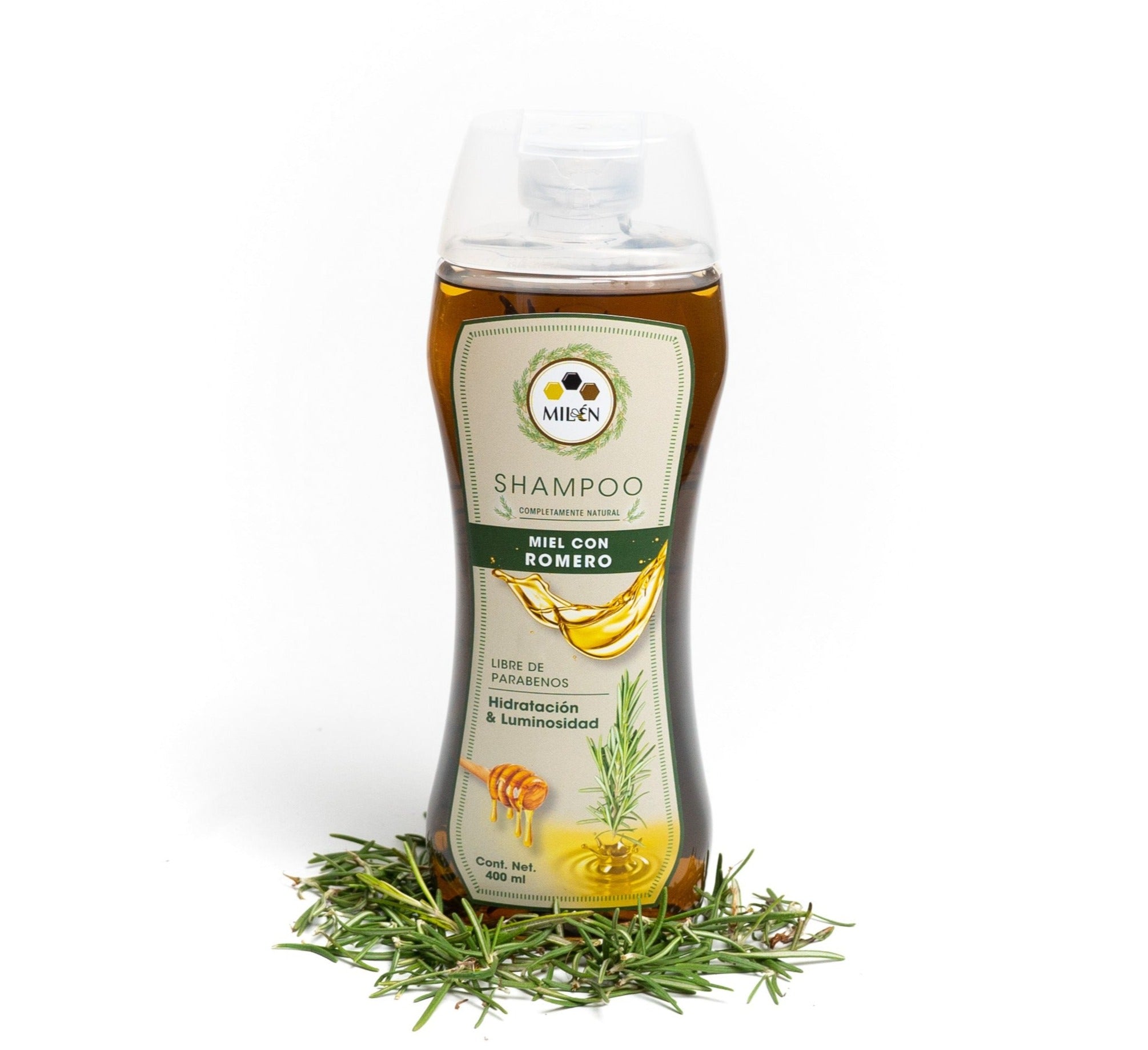 Shampoo de Miel con Romero - 400 ml – Mercado Alternativo
